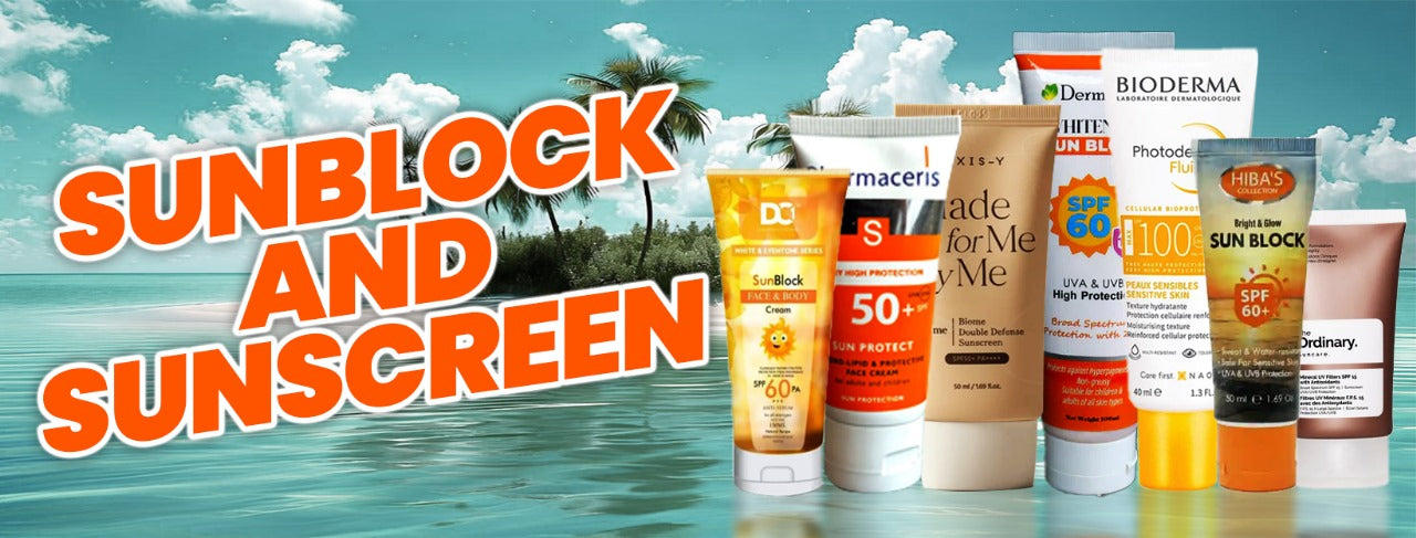 Sun Block & Sunscreen – Ameena.pk