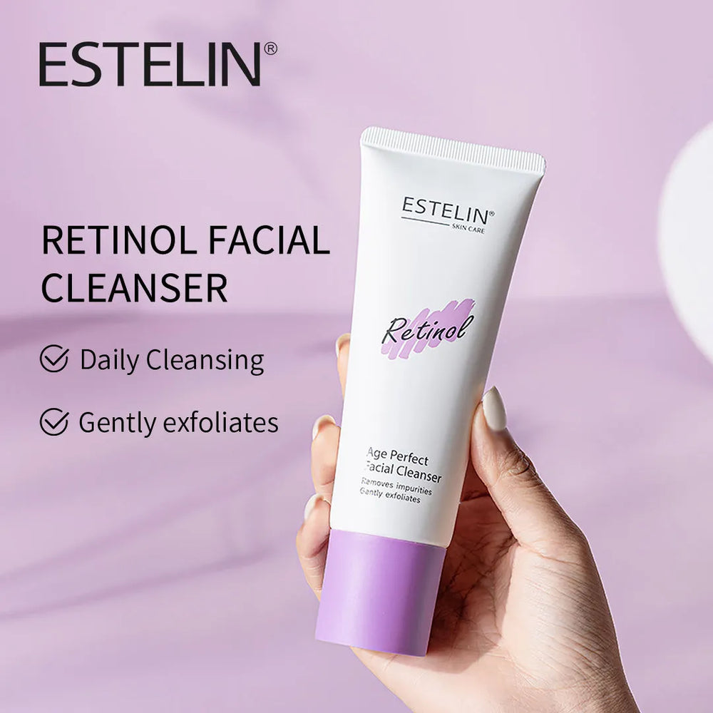 Estelin Retinol Age Perfect Facial Cleanser - 120g – Ameena.pk