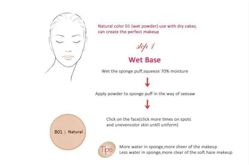 BOB brand face makeup pressed powder – Ameena.pk™️